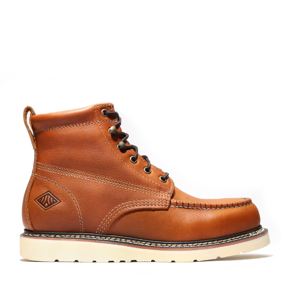 The Frontier 6" Men's Moc Toe Work Boot – Bonanza Boots