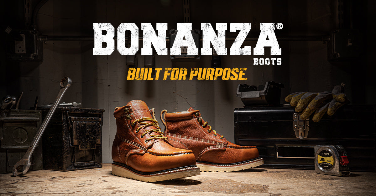 Botas Bonanza® | Botas de trabajo de cuero premium – Bonanza Boots